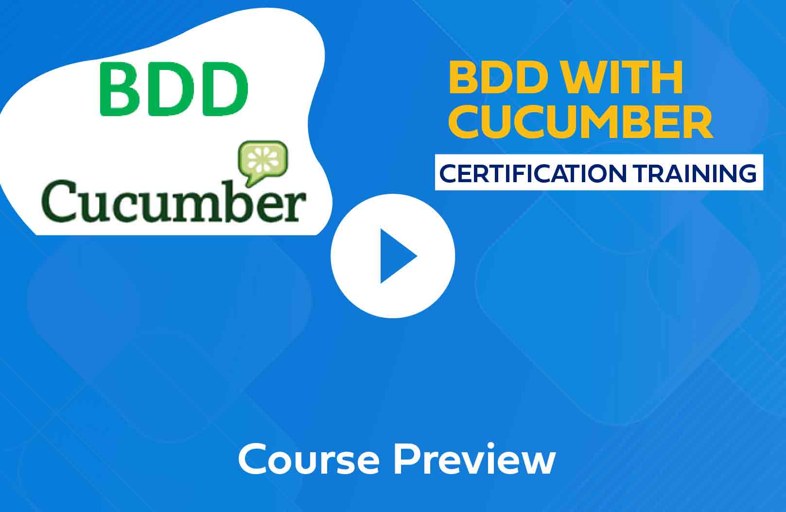 Bdd With Cucumber Training Bdd With Cucumber Certification Training 8815